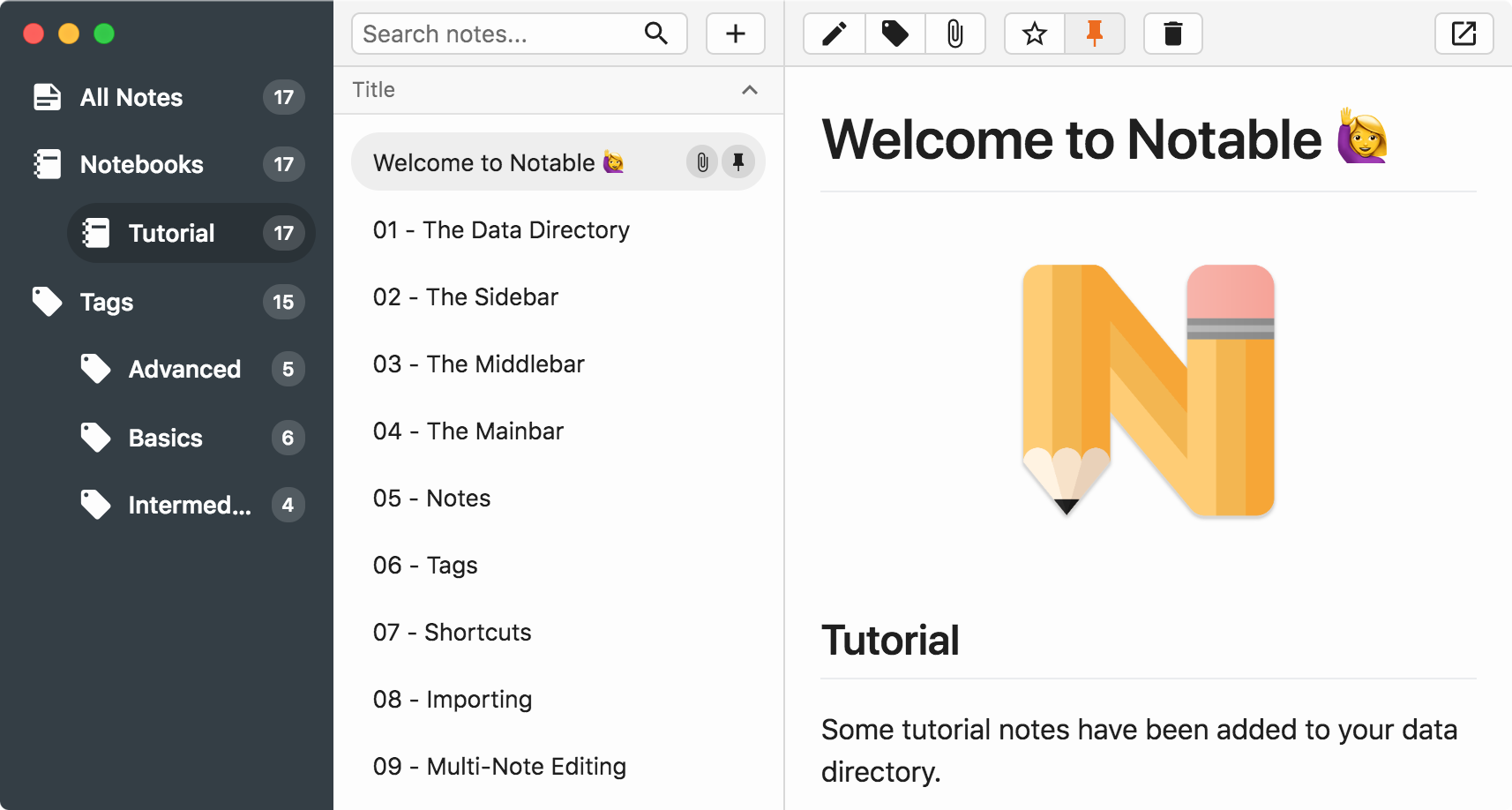 Notable – markdown-based note-taking app - Leonid Mamchenkov