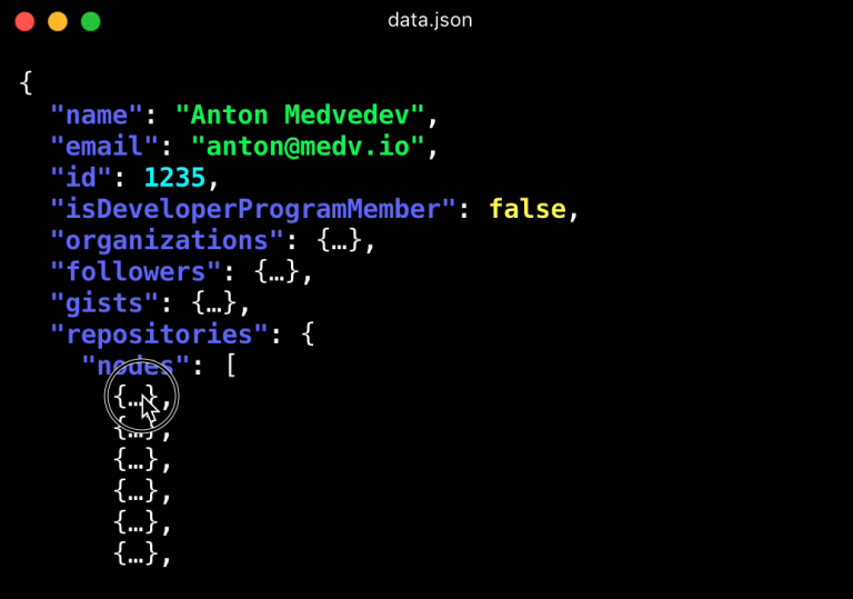 fx – command-line tool and terminal JSON viewer - Leonid Mamchenkov